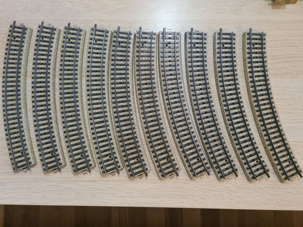 Märklin 10 x 5200 Gebogenes gleis M H0 | Kaufen auf Ricardo
