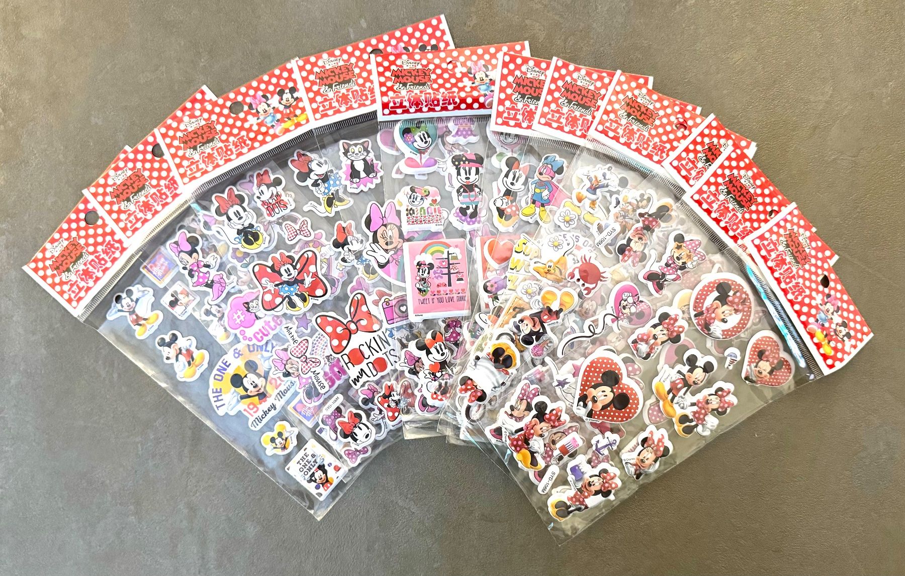 3D - Sticker für Kinder - Mickey Mouse - Minnie | Stickers (Neu und ...