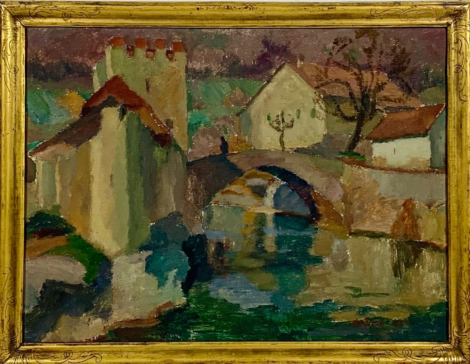 August Cueni (1883-1966) Landschaft Gemälde (Gebraucht) in Root für CHF ...