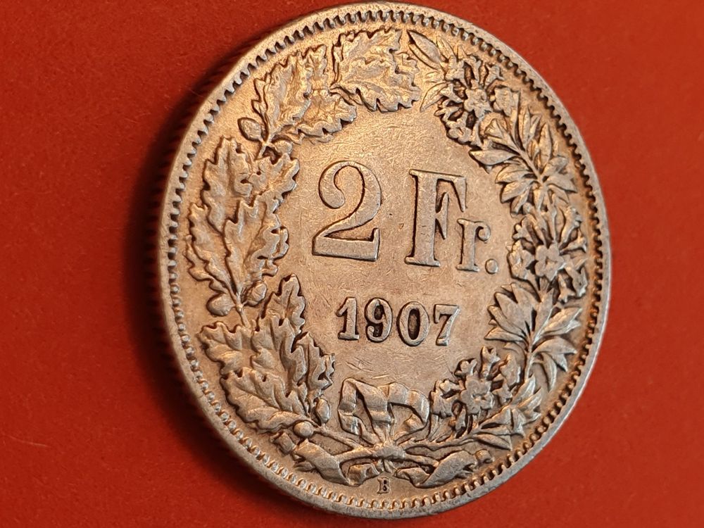 2 Franken 1907 à nettoyer | Kaufen auf Ricardo