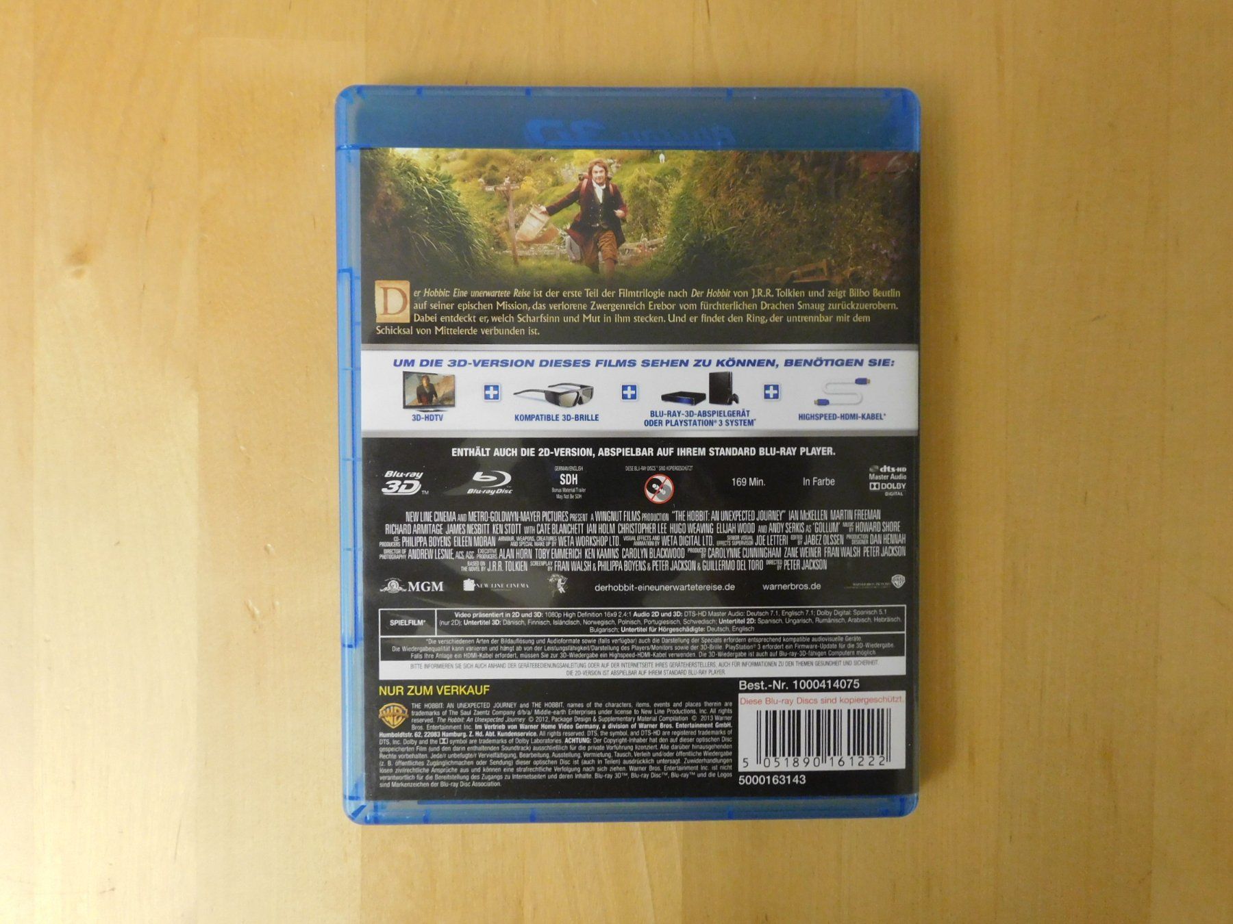 2 x Hobbit - 3 D - Smaugs Einöde und Eine unerwartete Reise (Gebraucht ...