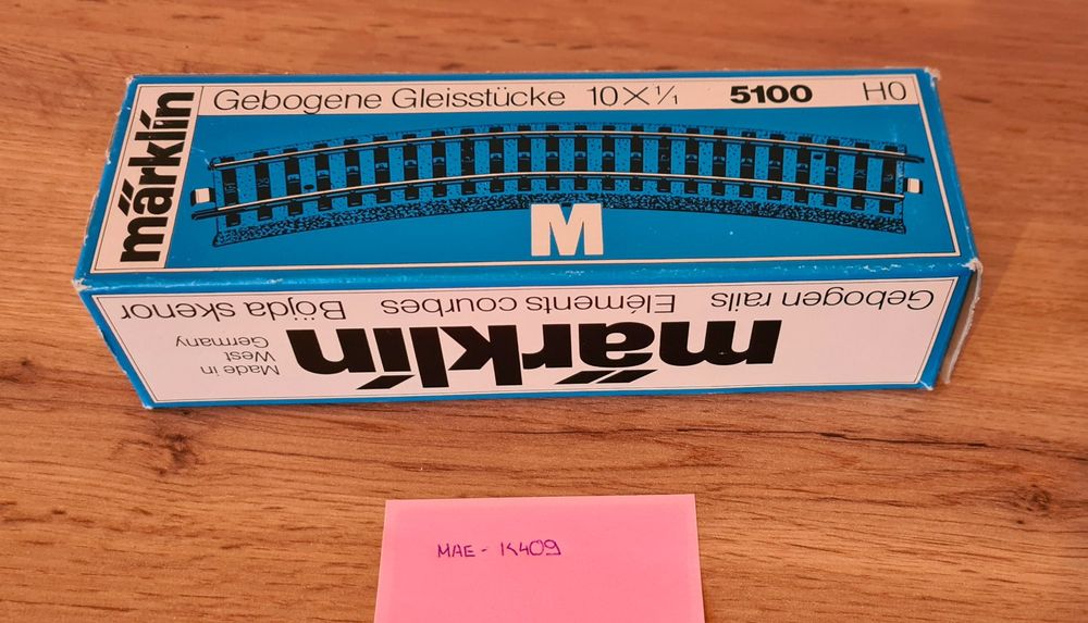 Märklin H0, 10 x Kurven 5100 (MAE-K409) | Kaufen auf Ricardo