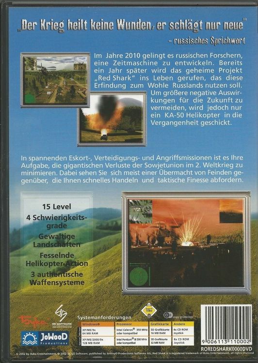 Red Shark (PC, 2002, DVD-Box) mit Anleitung, Neuwertig (Gebraucht) in Bad Säckingen für CHF 10 ...