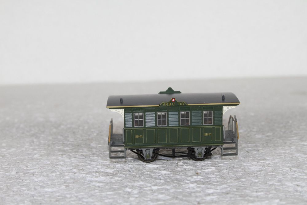 Märklin Spanisch Brötli Bahn Personenwagen S.N.B. C. 33 (Gebraucht) in Triesen für CHF 28 – mit ...