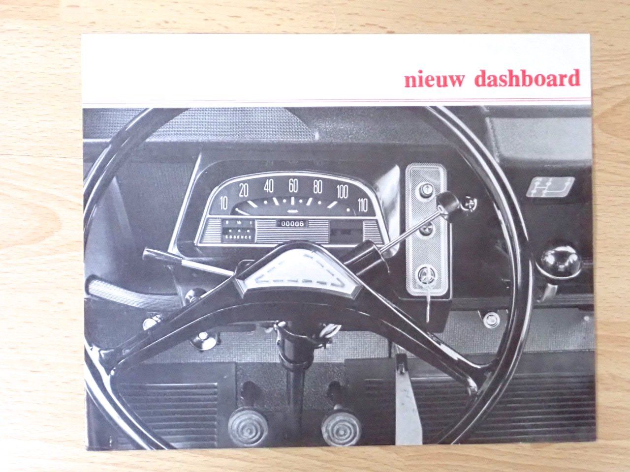 Citroen 2CV nieuw dashboard - Prospekt NL 1966 - G013 (Gebraucht) in ...