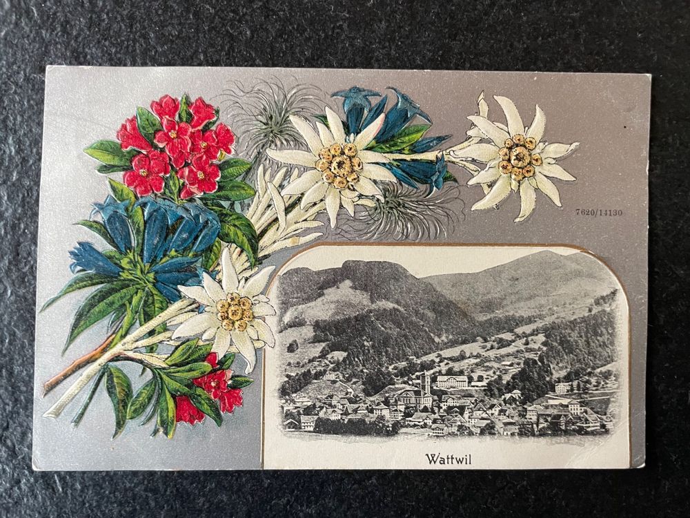 AK Litho/ Prägekarte Wattwil 1908 | Kaufen auf Ricardo