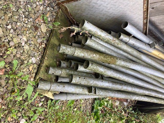 Unterstand Metallrohre 60mm 30 Stk Füsse Bogen 4.70m 1.70m | Kaufen auf ...