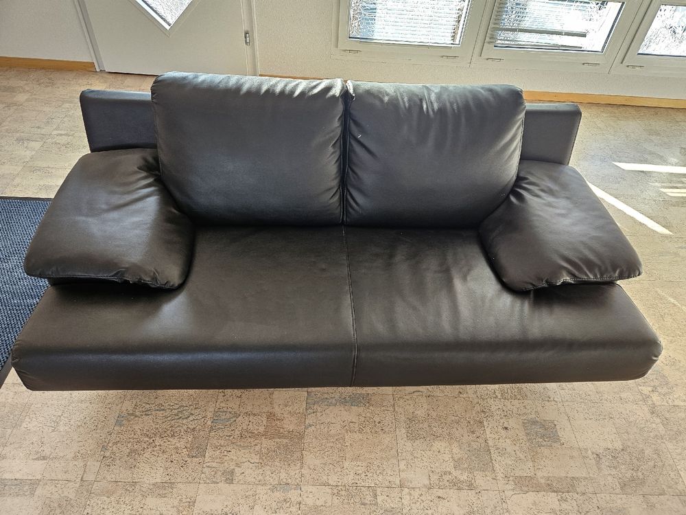 Schwarzes 2er Sofa | Kaufen auf Ricardo