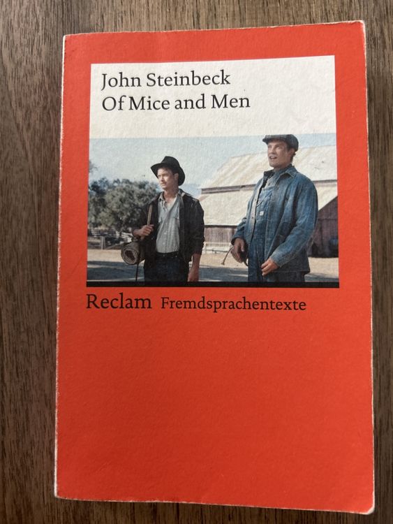 John Steinbeck "Of Mice and Men" Reclam (Gebraucht) in Kerzers für CHF ...