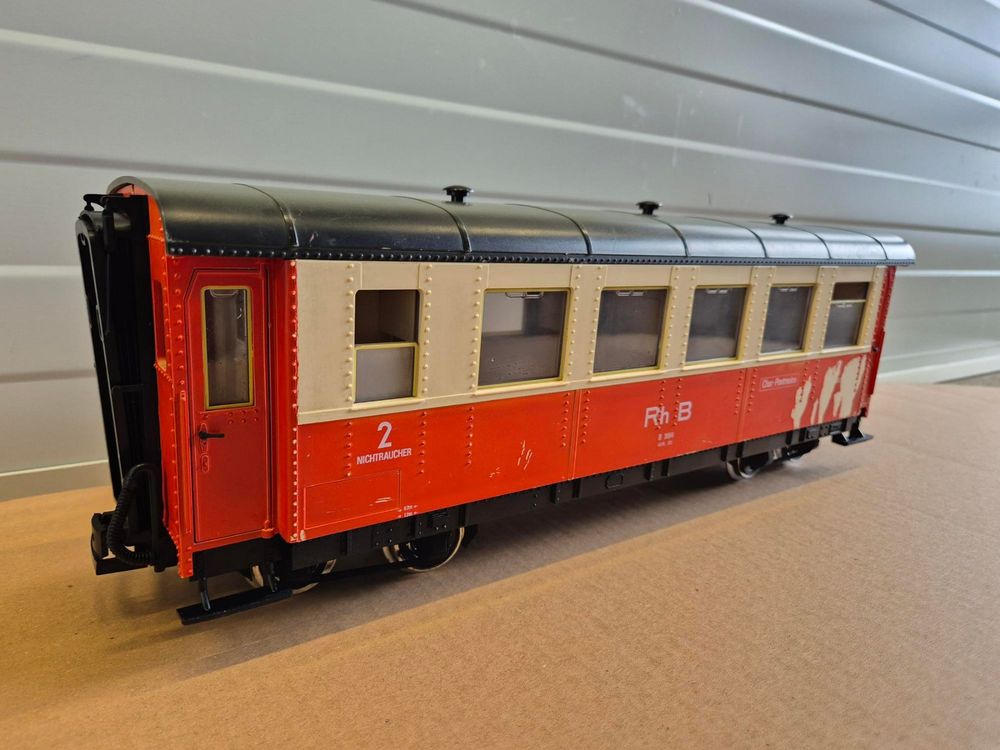 LGB Wagon Personenwagen RhB / Rhätische Bahn (Gebraucht) in Rüthi ...