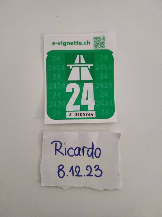 Autobahnvignette 2024 | Kaufen auf Ricardo