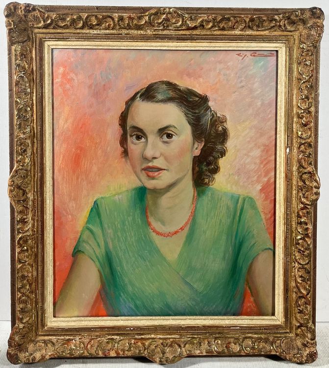 Eugen Ammann (1882-1978) Portrait Gemälde von eine Dame (Gebraucht) in Root für CHF 44 – nur ...