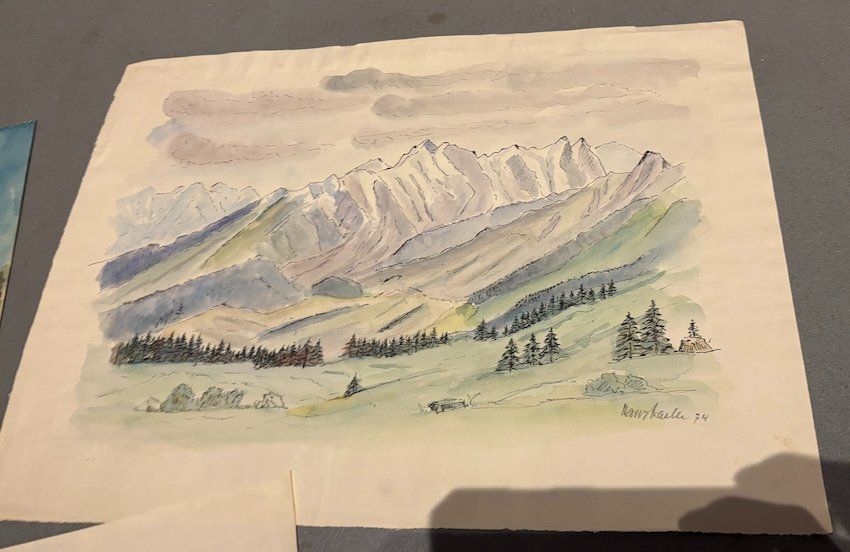 Aquarell Konvolut von Hans Bähler (ID b206) (Gebraucht) in Gelterfingen ...