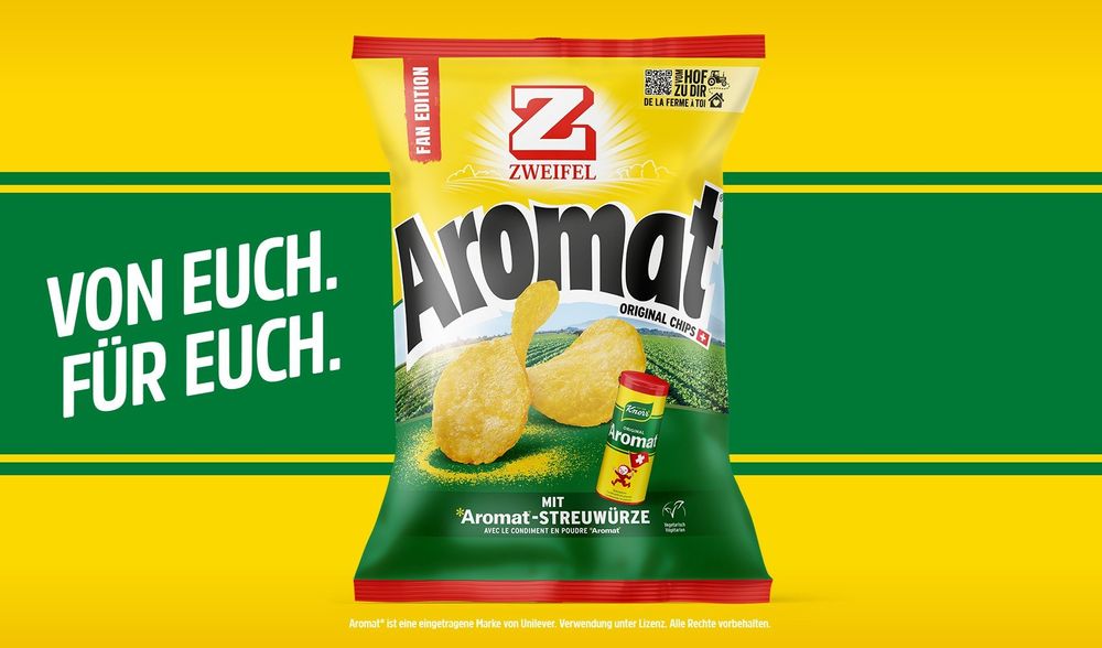 Zweifel Aromat Chips - Limited Fan Edition! Frisch! Frais! (Neu und ...