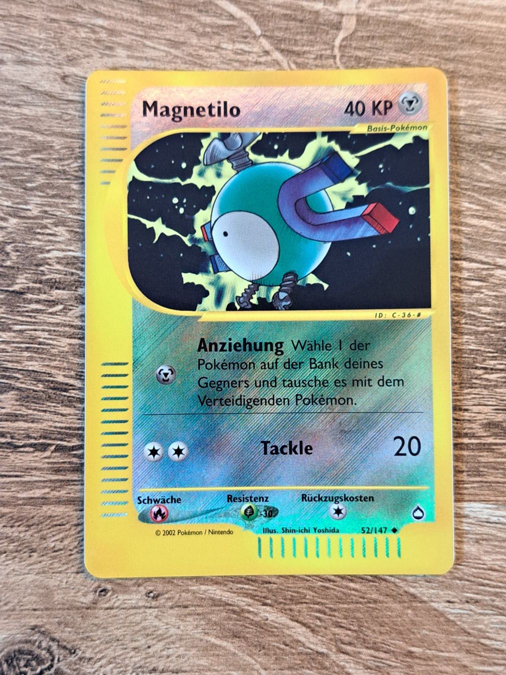 Pokémon Trading Card Game, Magnetilo, Rev. Holo, Aquapolis (Gebraucht ...