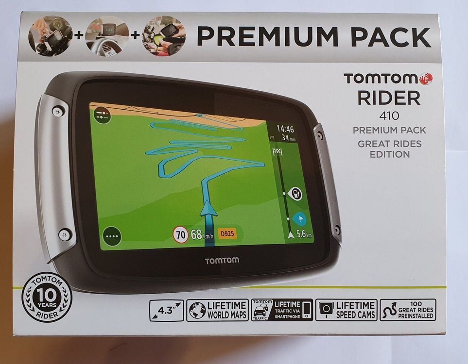 TomTom Rider 410 Premium Pack (Europa) | Kaufen auf Ricardo