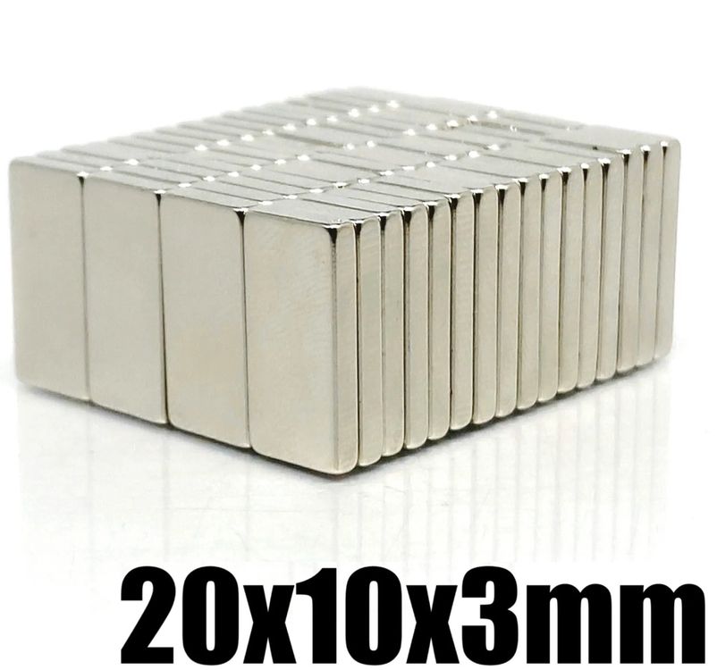 Neodym Magnet 20x10x3mm N52 Gepresst 20*10*3 mm | Kaufen auf Ricardo