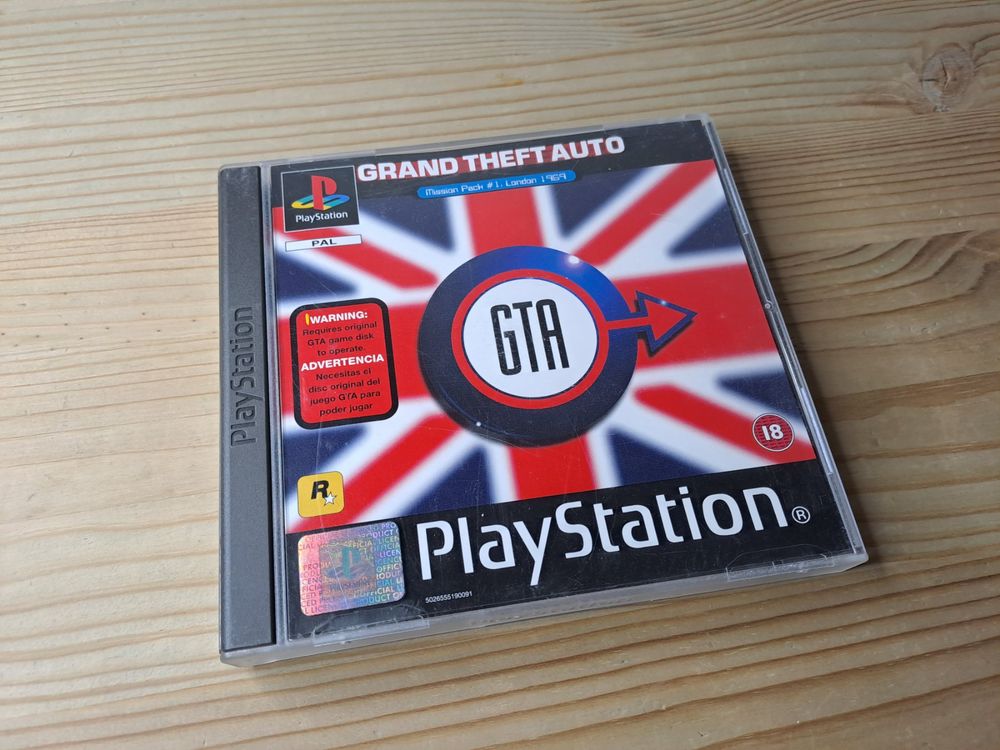 GTA Grand Theft Auto London Mission Pack 1969 - UK PAL - PS1 (Gebraucht ...