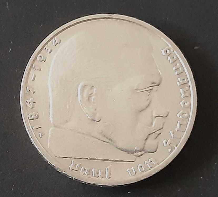 Deutsches Reich - 2 Reichsmark 1937 F (Gebraucht) in Ebikon für CHF 9 – mit Lieferung auf ...