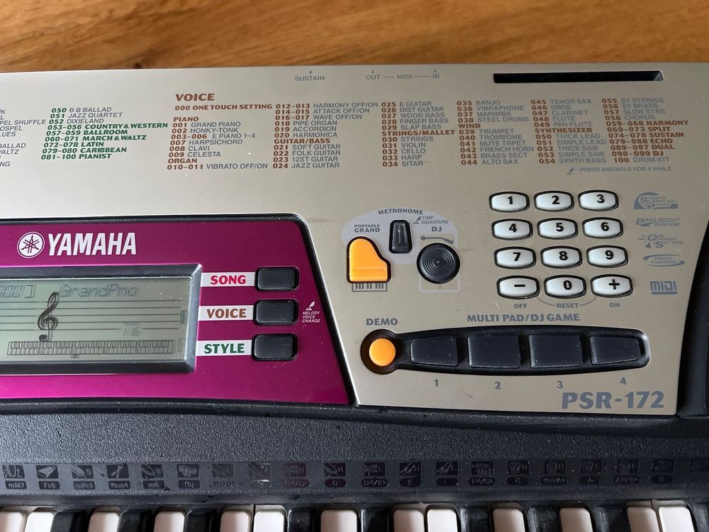 Keyboard Yamaha PSR-172 (Gebraucht) in Basel für CHF 1 – nur Abholung ...