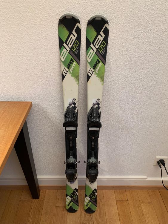 Kinder Ski Elan mag pro, 120 cm, grün-weiss, inkl. Bindung (Gebraucht ...