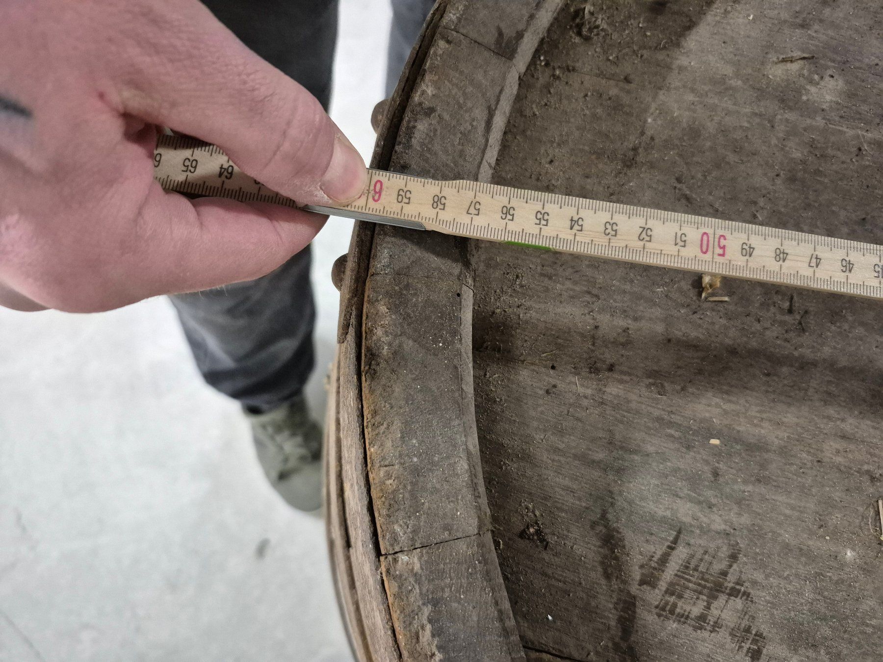 1) Alte Weinfass Barrique Fass Dekofass Regentonne Vintage (Gebraucht ...