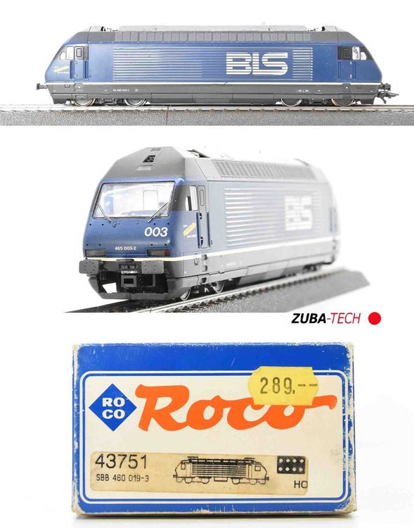 Roco 43751 E-Lok Re 465 BLS H0 GS OVP (Gebraucht) in St. Gallen für CHF ...