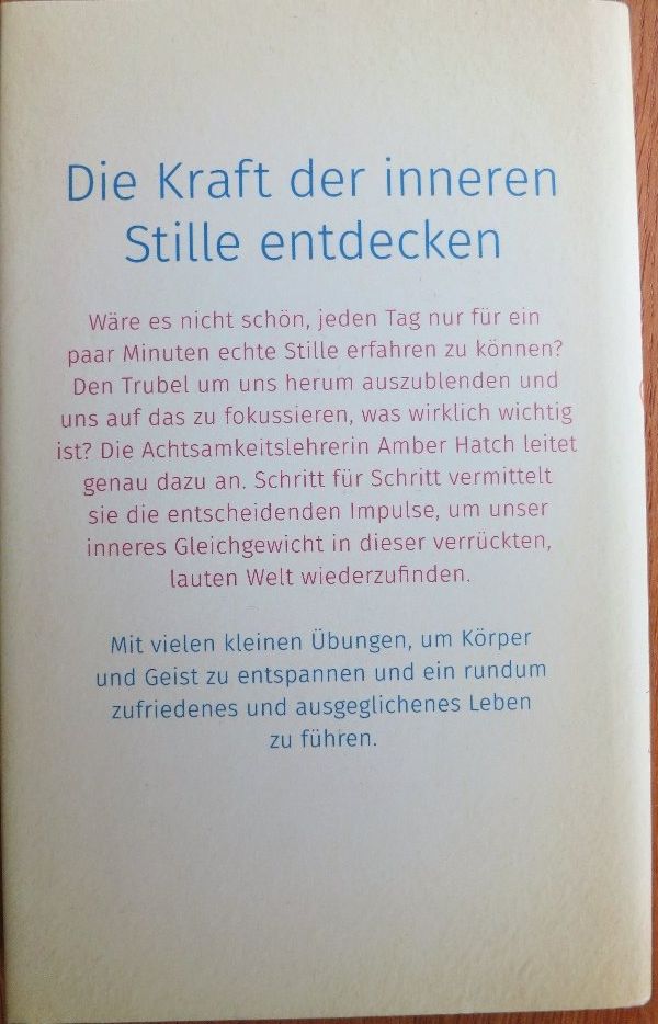Raum für Stille, Raum für dich - Amber Hatch (Neu (gemäss Beschreibung ...