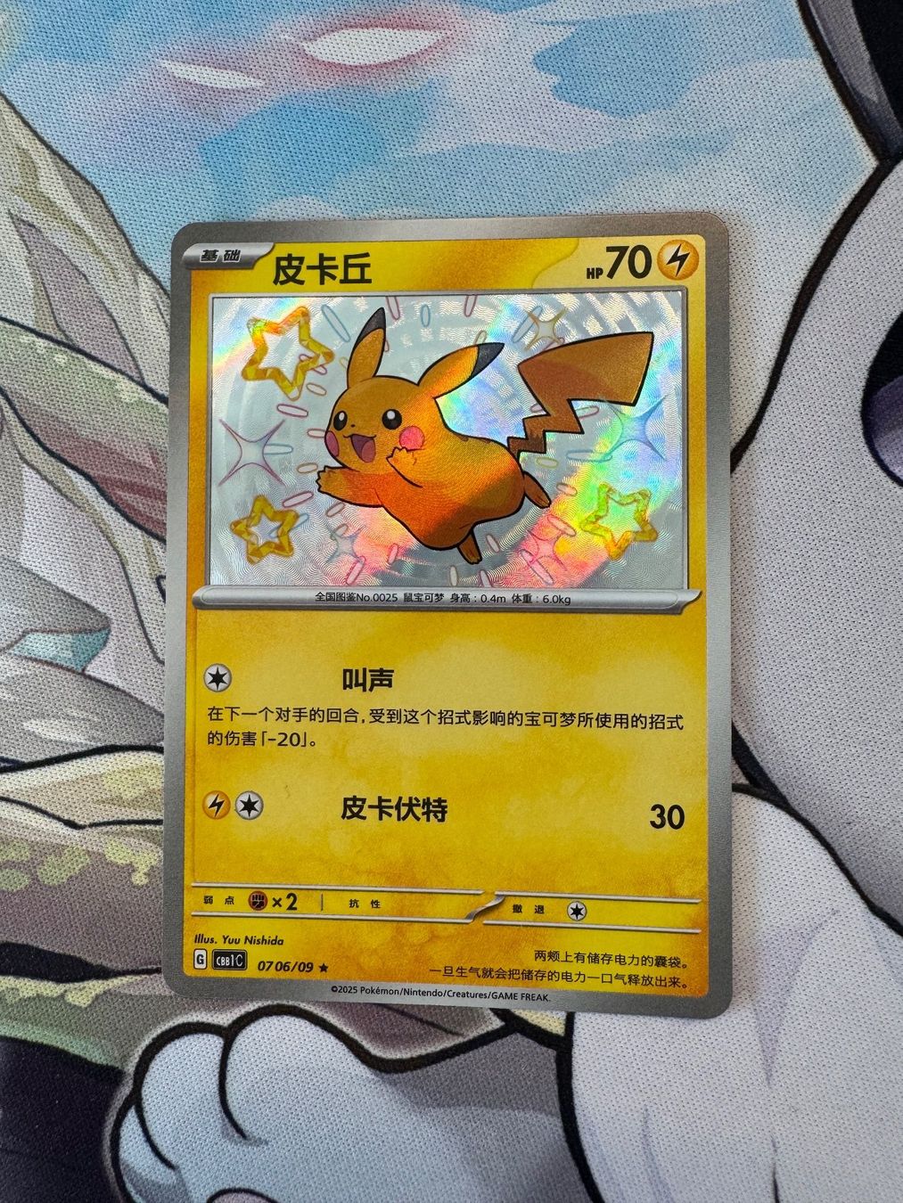 Pokémon Karte Pikachu Chinese Shiny CBB 1C 07 06/09 (Neu (gemäss ...
