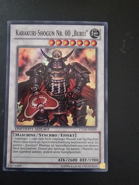 Yugioh Karakuri Shogun Nr 00 Burei | Kaufen auf Ricardo