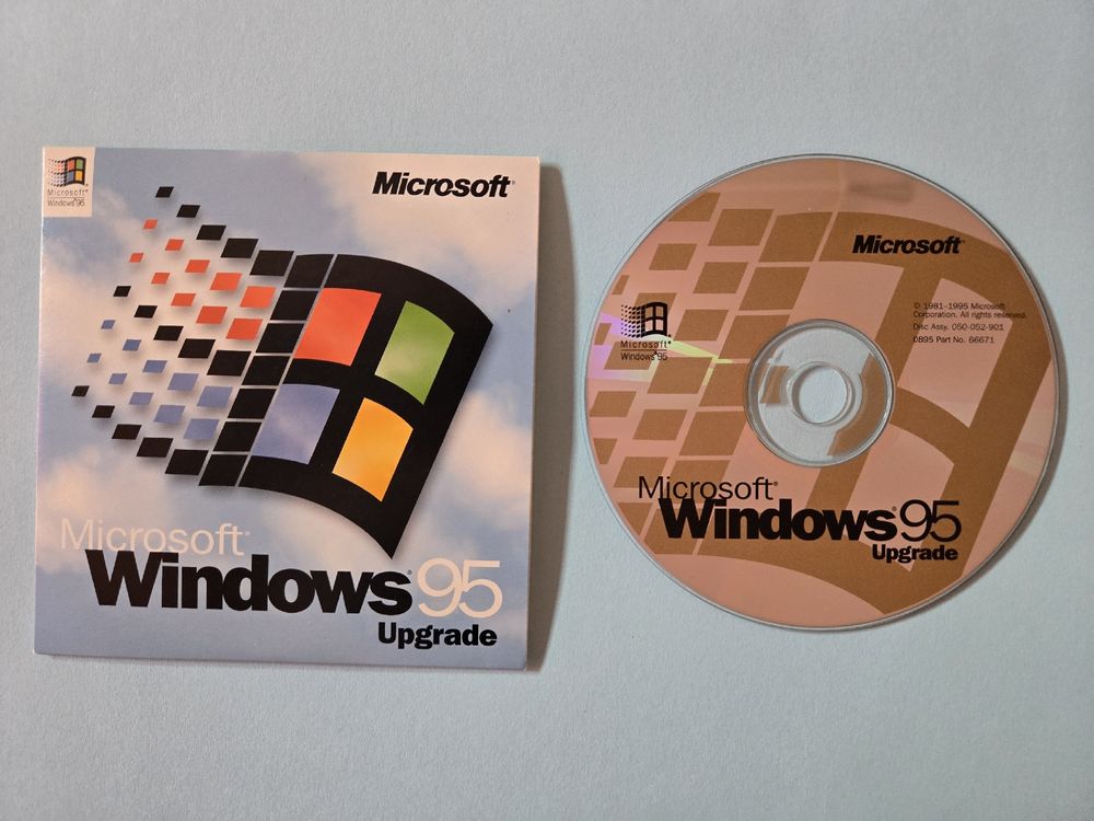 Microsoft Windows 95 Upgrade - Original & Selten! (Gebraucht) in ...