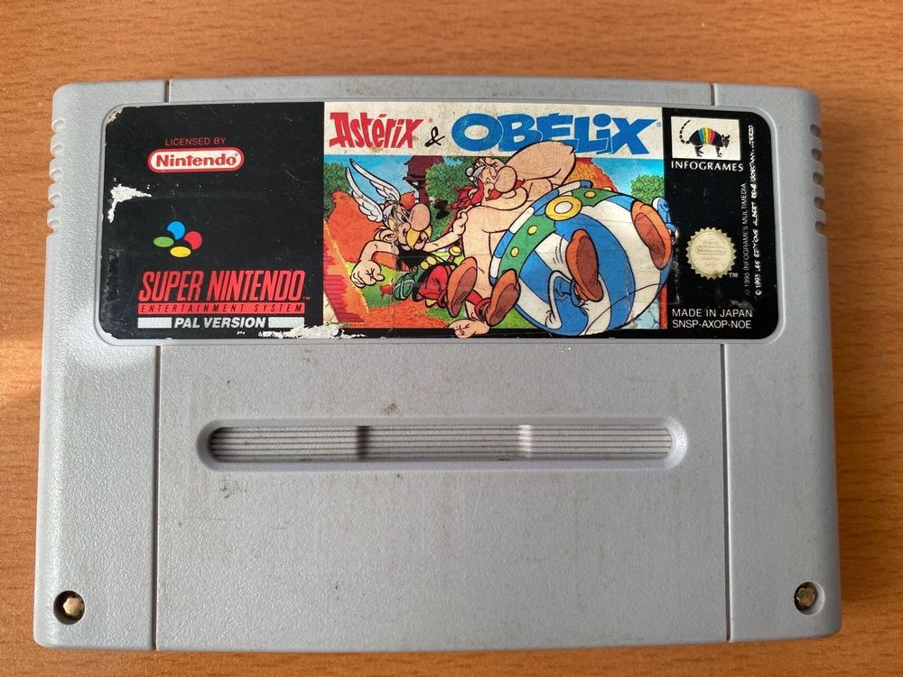 Super Nintendo Spiel Asterix & Obelix ohne orig. Verpackung (Gebraucht ...