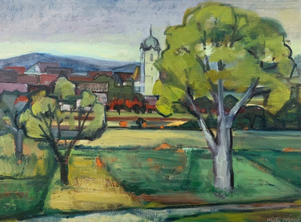 Willi Wenk (1890-1956) grosses Gemälde (Gebraucht) in Root für CHF 175 ...