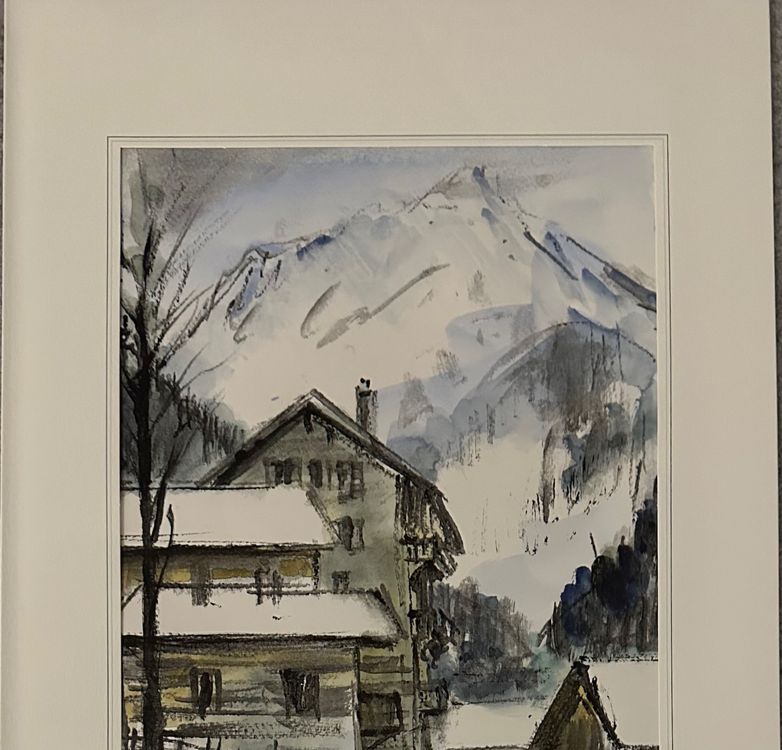 Jean-Pierre Rémon 1928 Landschafts Aquarell (Gebraucht) in Hochdorf für CHF 25 – mit Lieferung ...