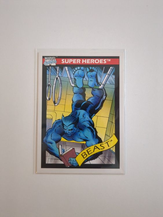1 x Karte 1990 Marvel Comics Super Heroes - Beast (Neu (gemäss ...