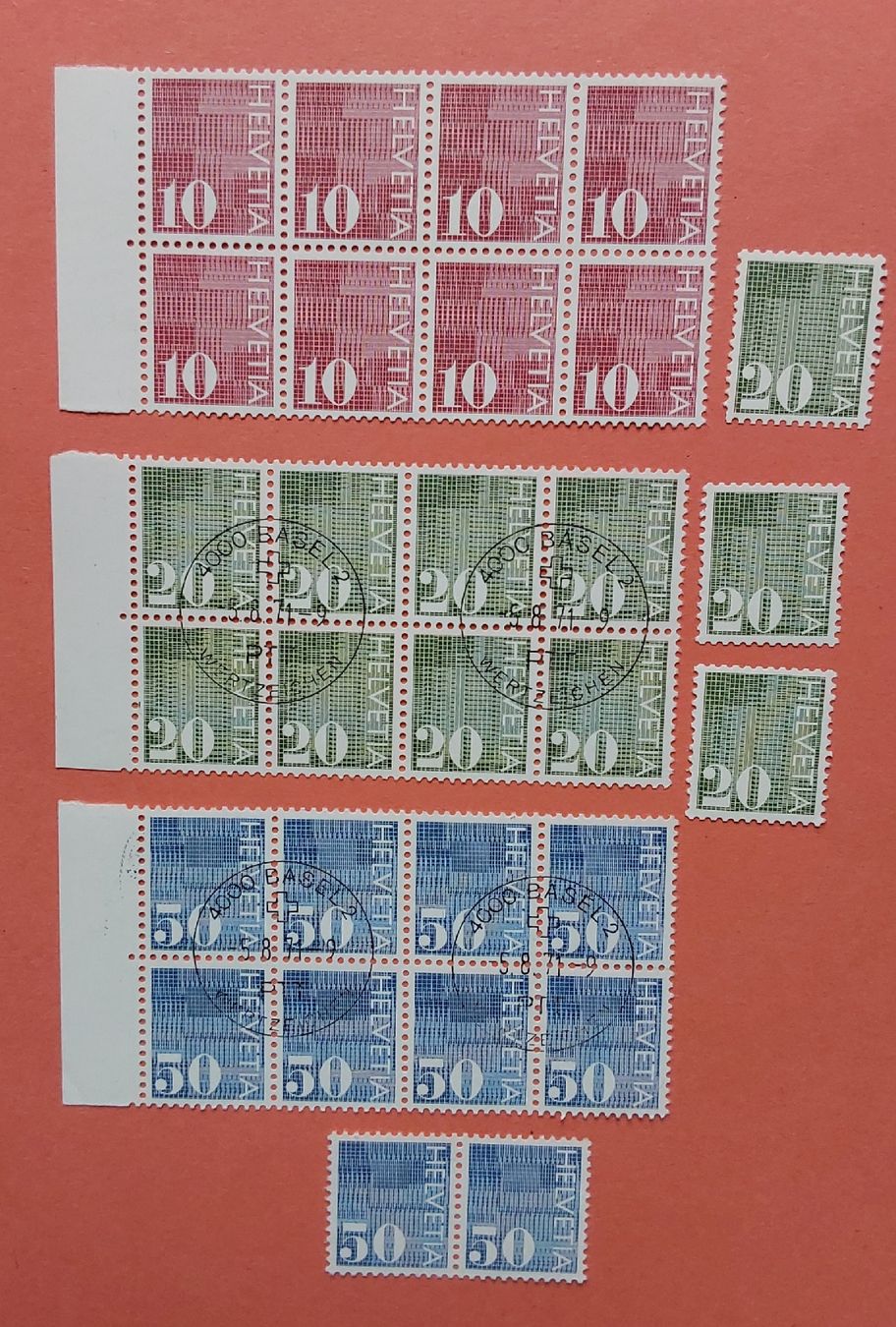 Lot Rollenmarken mit Nummern, Blocks & Streifen, **& Stempel (Neu ...