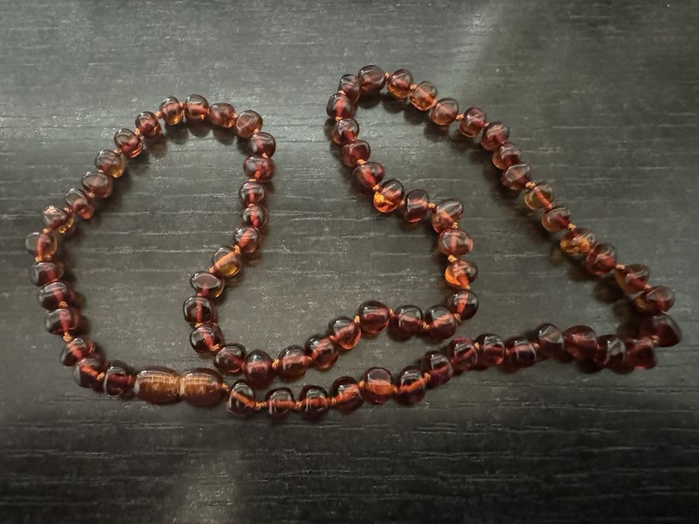 Collier - Bernsteinkette 50cm | Kaufen auf Ricardo