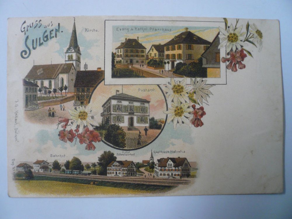 farbige LithoAK SULGEN (Gebraucht) in Oberhofen am Thunersee für CHF 19 – mit Lieferung auf ...