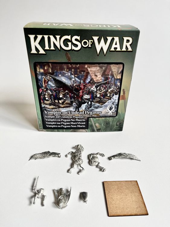 Vampire on Undead Pegasus for Kings of War and Tabletop | Kaufen auf ...
