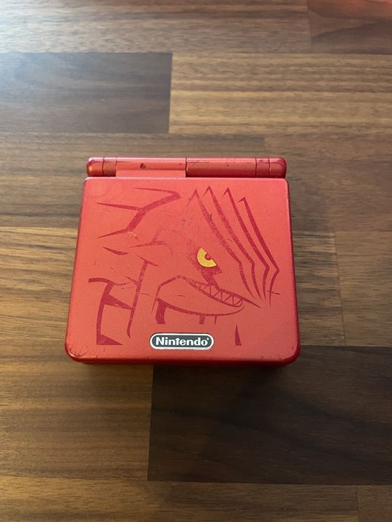 Rare ORIGINAL Gameboy Advance SP Groudon Pokemon Edition. (Gebraucht ...