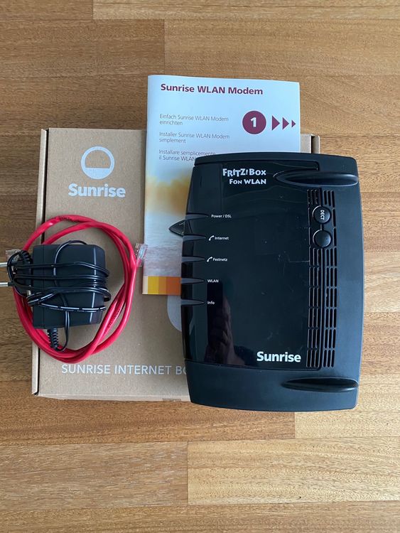 FRITZBOX 7390 VDSL-M MODEM WIFI SUNRISE (Gebraucht) in für CHF 14 – mit ...