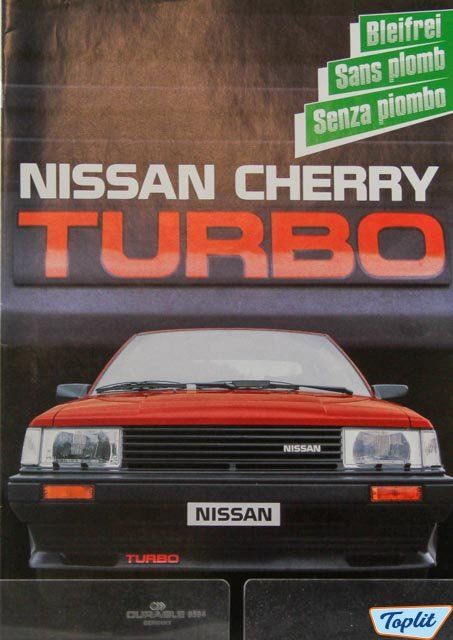 ORIGINAL NEUWAGEN PROSPEKT NISSAN CHERRY TURBO N12 - 1985 | Kaufen auf ...
