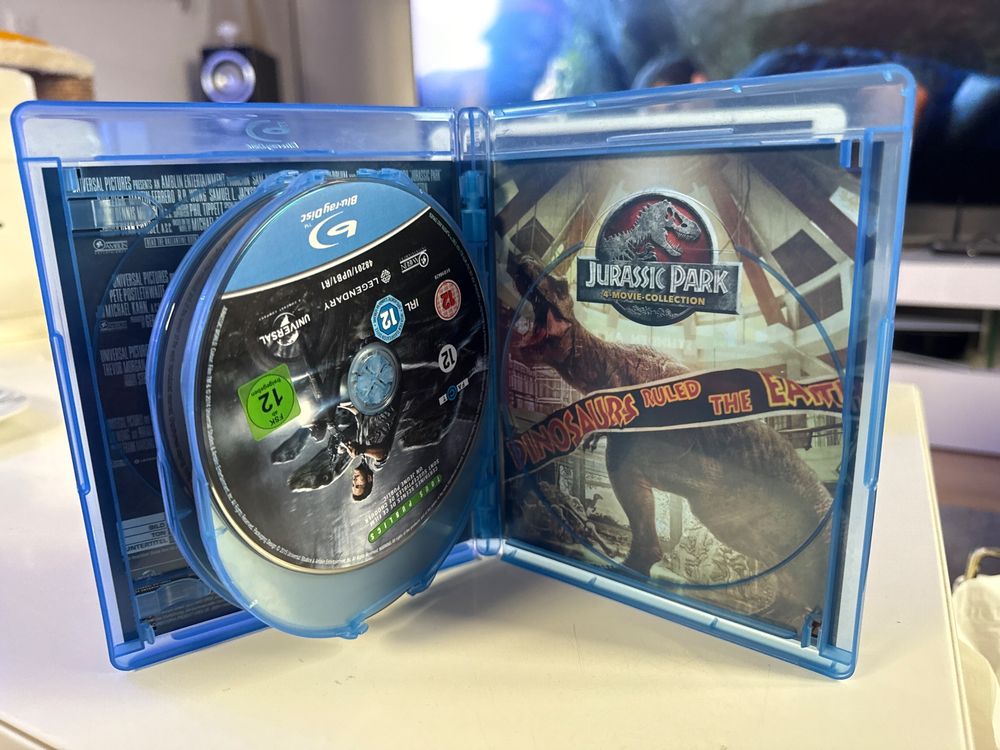 Jurassic Park - 4 Disc Collection - Blu-Ray Box Vergriffen (Neu (gemäss ...