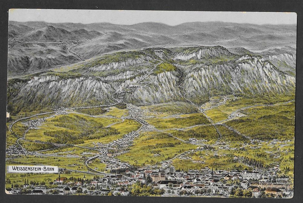 Solothurn Panoramakarte Weissenstein-Bahn (Gebraucht) in Olten für CHF ...
