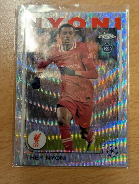 Trey Nyoni Pulsar Rookie Liverpool Topps Chrome 🔥 (Neu (gemäss ...
