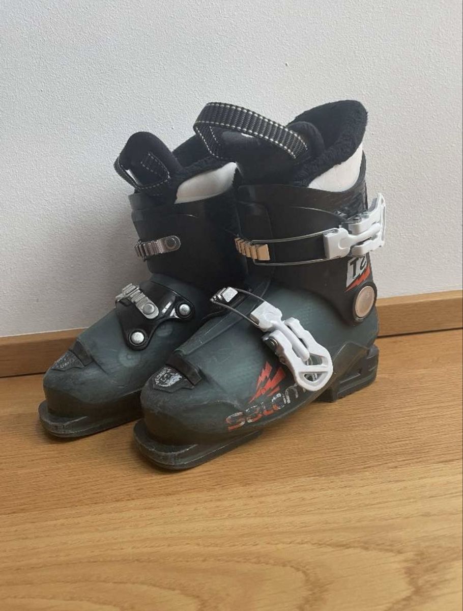 Salomon Kinderskischuh T2, Größe 31 (19 cm Sohlenlänge) (Gebraucht) in ...