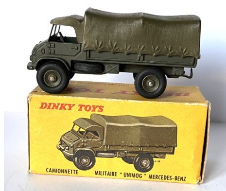 Dinky Toys Unimog Mercedes No 821 OVP (Neu und originalverpackt) in ...