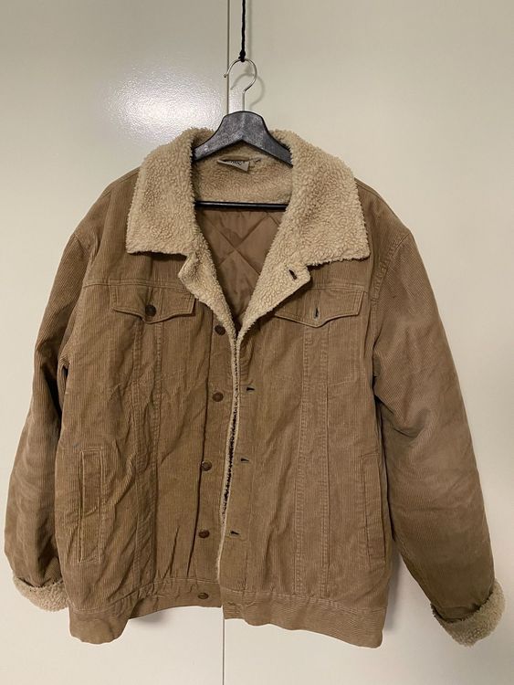 Jacke aus Manchester Stoff Beige XXL | Kaufen auf Ricardo