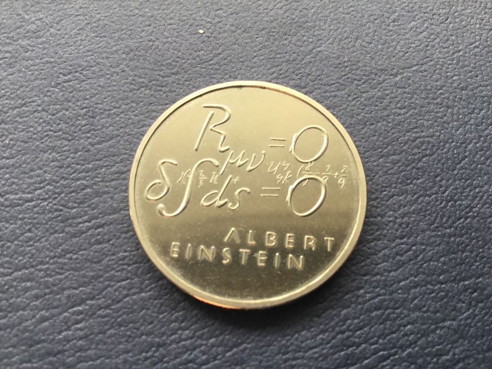 Sehr schöne 5 Franken gedenkmünzen EINSTEIN Formel 1979 | Kaufen auf Ricardo