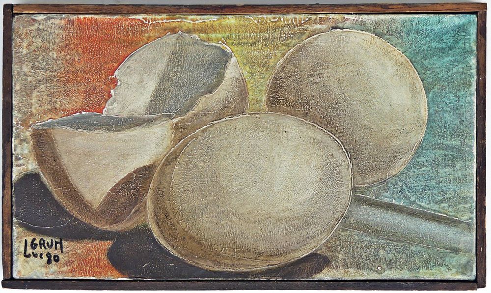 Ölgemälde Stillleben von Luc Grun (1936-2017) (Gebraucht) in ...